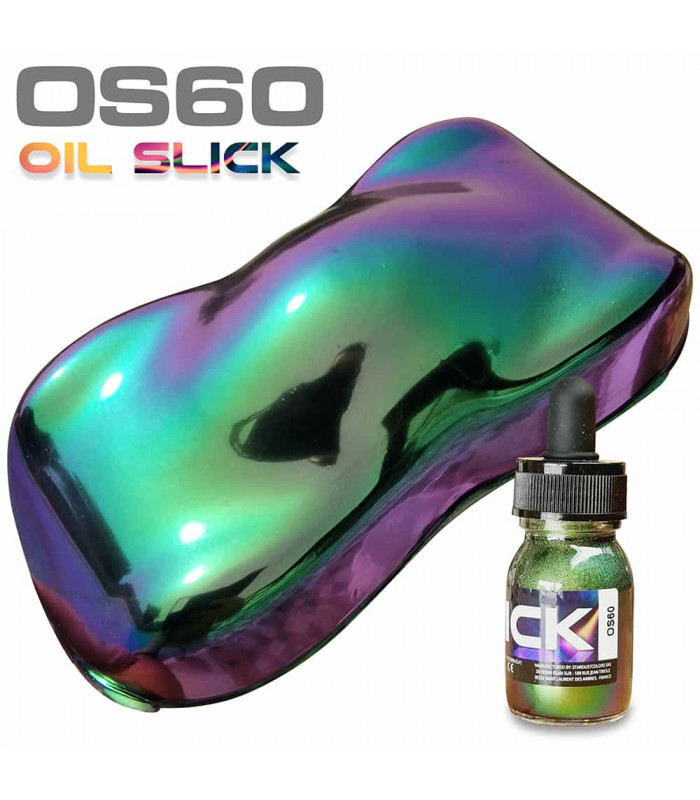 verf met oil Slick effect - spiegel kameleon effect